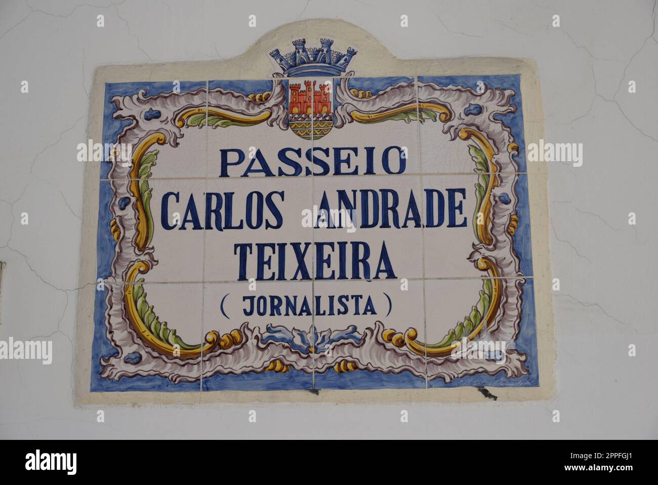 Street sign, Facades of houses, cityscapes in Lisbon -Lisboa- , the ...