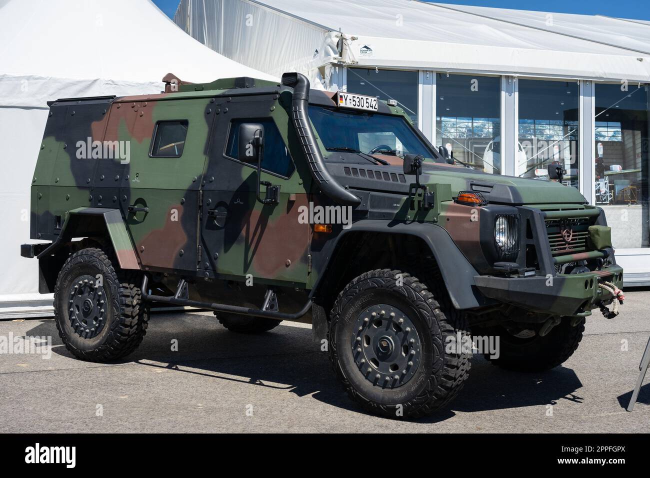 BERLIN, GERMANY - JUNE 23, 2022: Light Armoured Patrol Vehicle of the ...