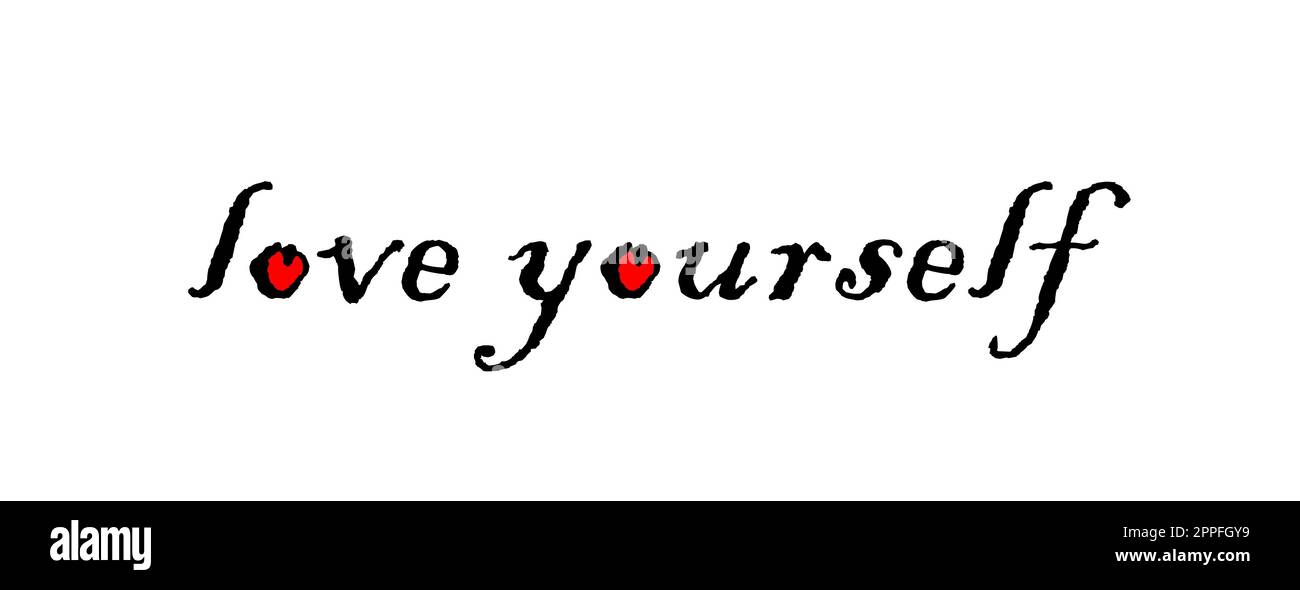 Love Yourself Tattoo Font
