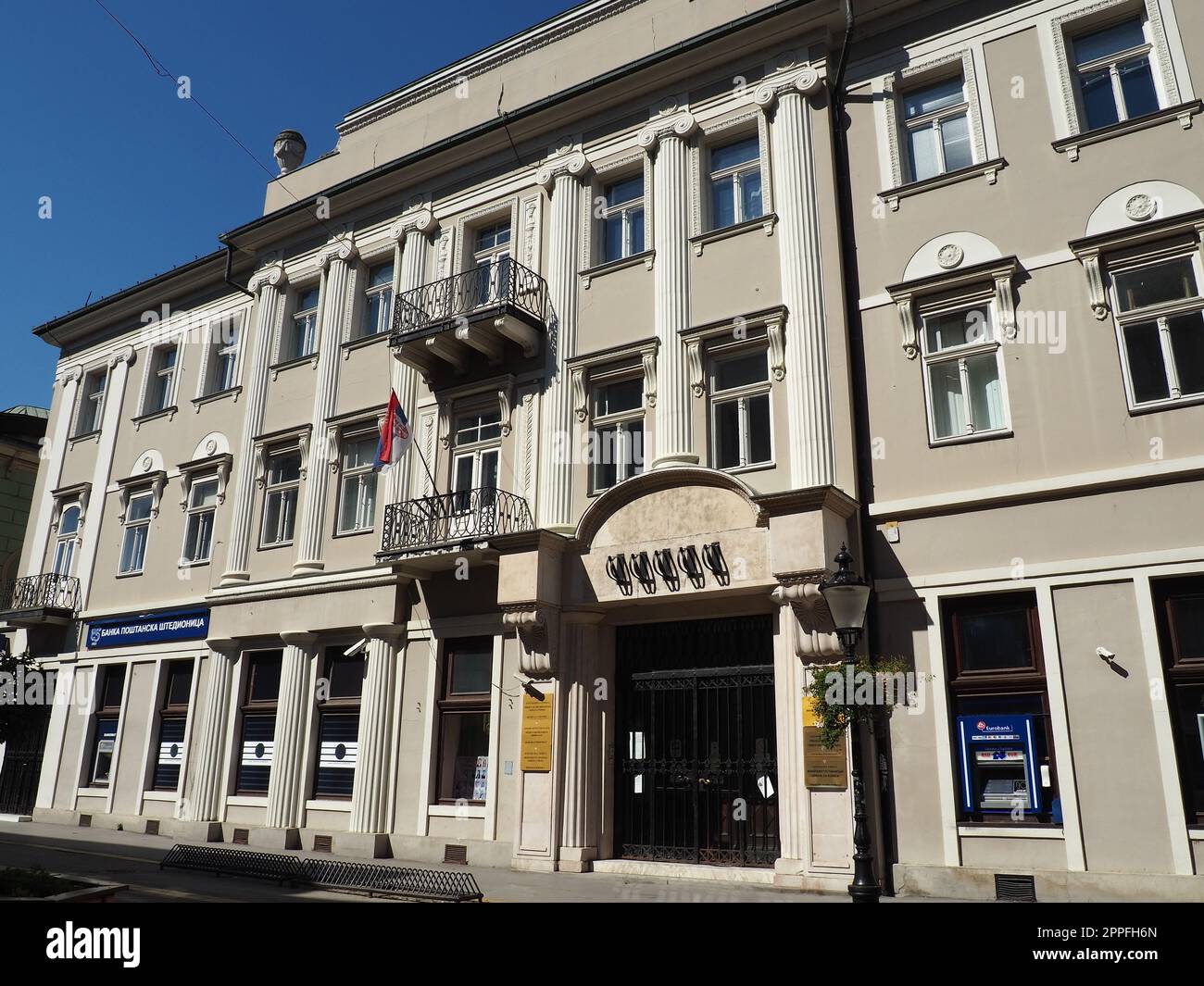 Subotica, Serbia, September 12. Subotica architecture, facades of ...