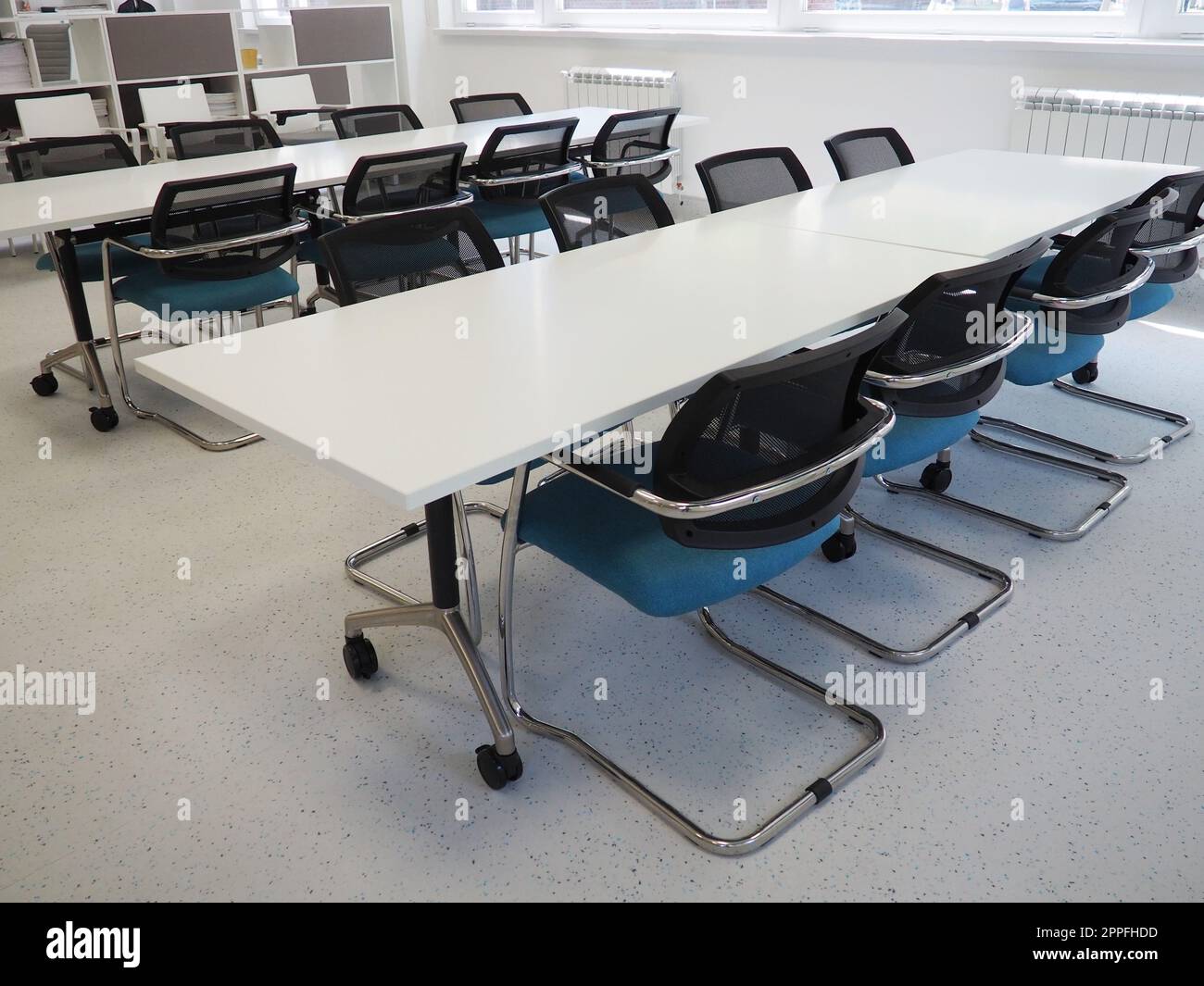 table and chairs in the meeting room or in the auditorium. Library ...
