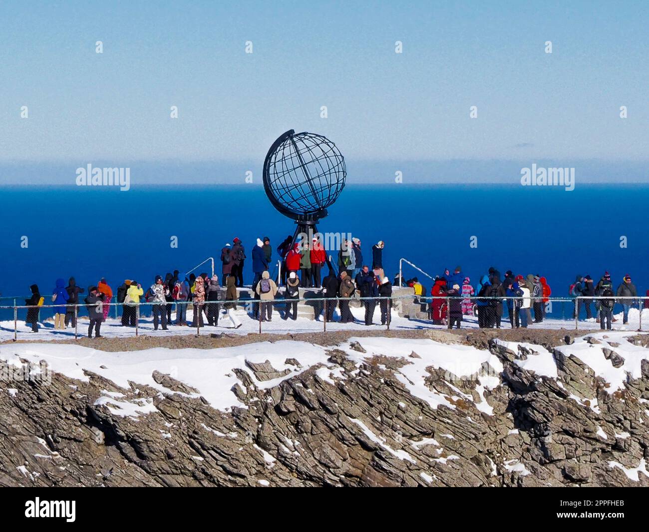 Norway, Troms og Finnmark - North Cape Globe Plateau Stock Photo - Alamy