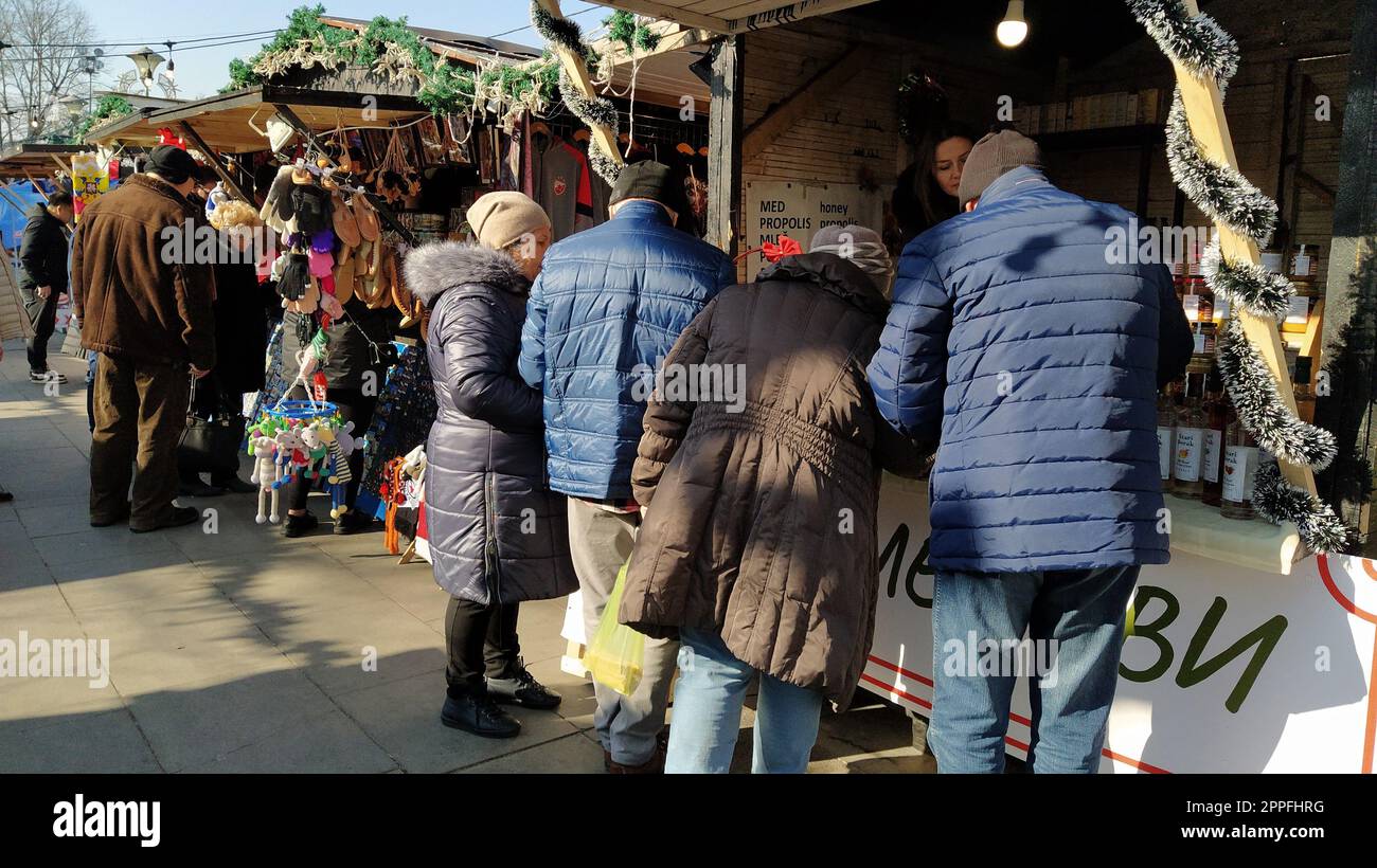 Belgrade wine market hi-res stock photography and images - Alamy