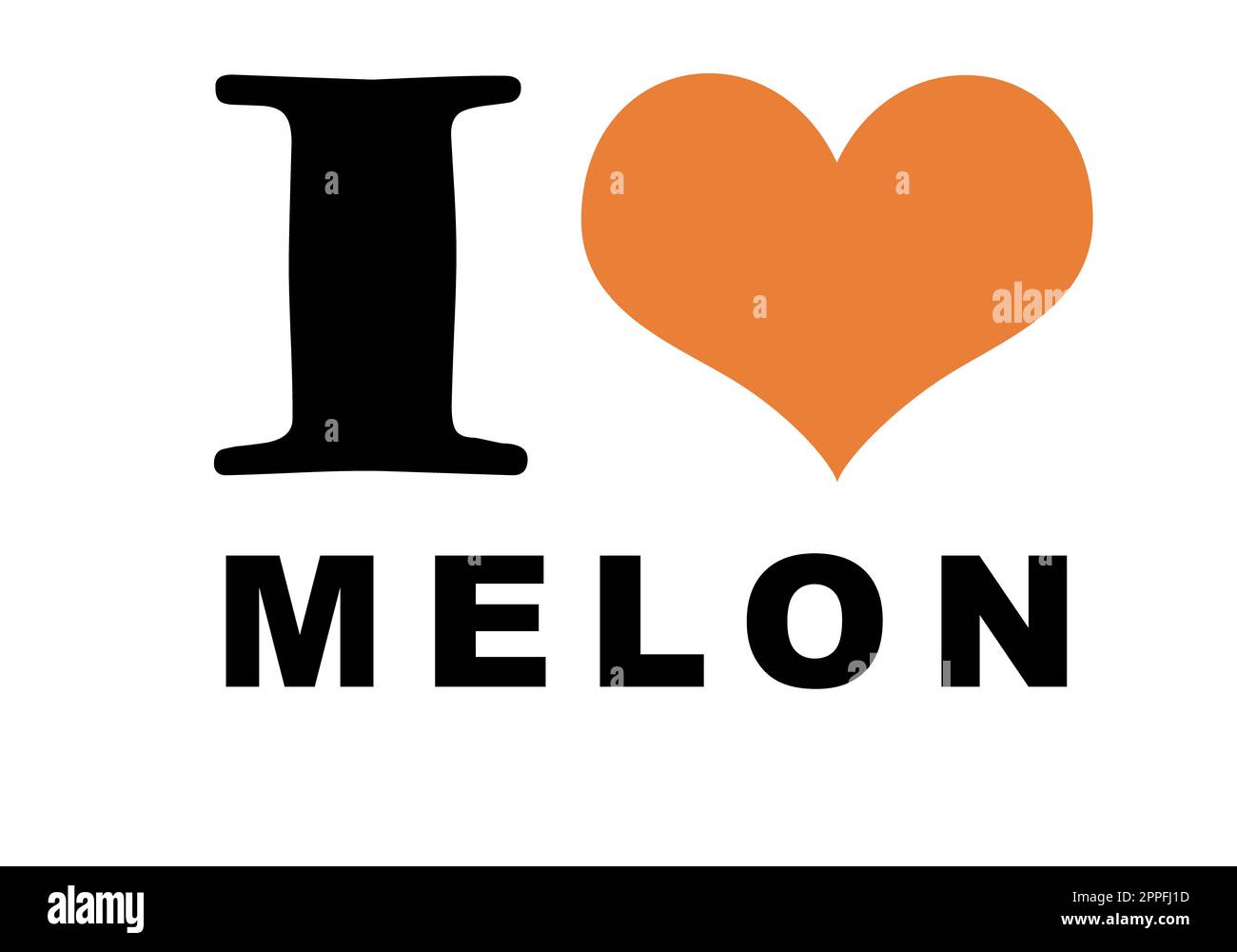 I love melon hi-res stock photography and images - Alamy