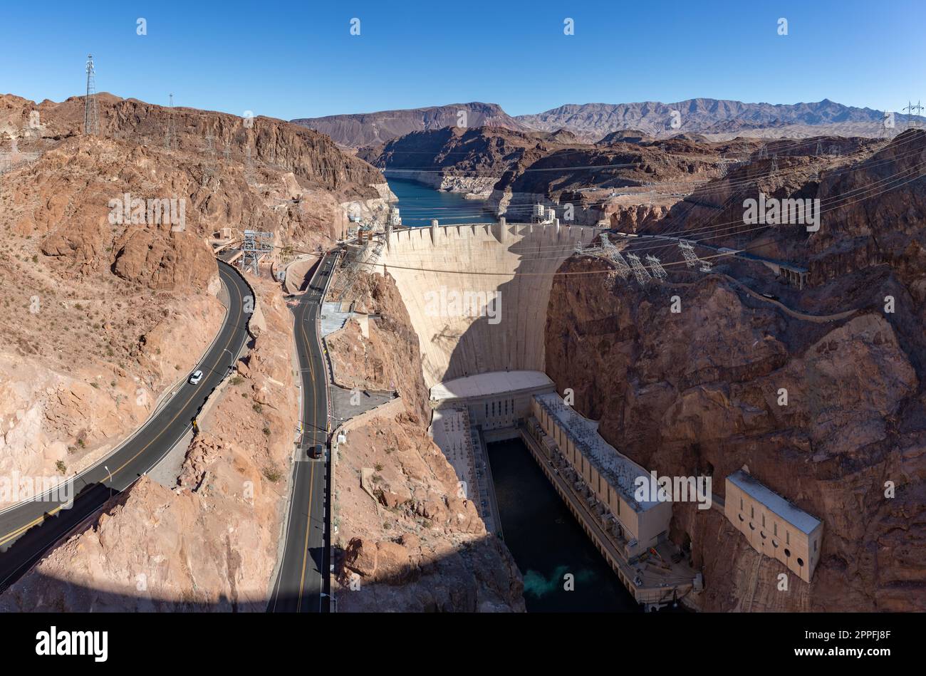 Hoover dam infrastructure hi-res stock photography and images - Alamy