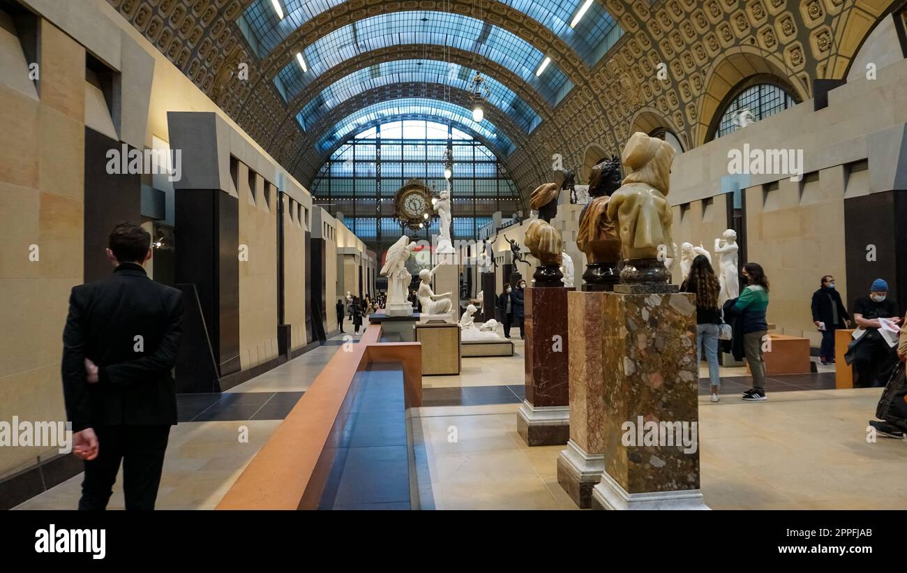 Museum d' Orsay. It is housed in the former Gare d'Orsay, a Beaux-Arts ...