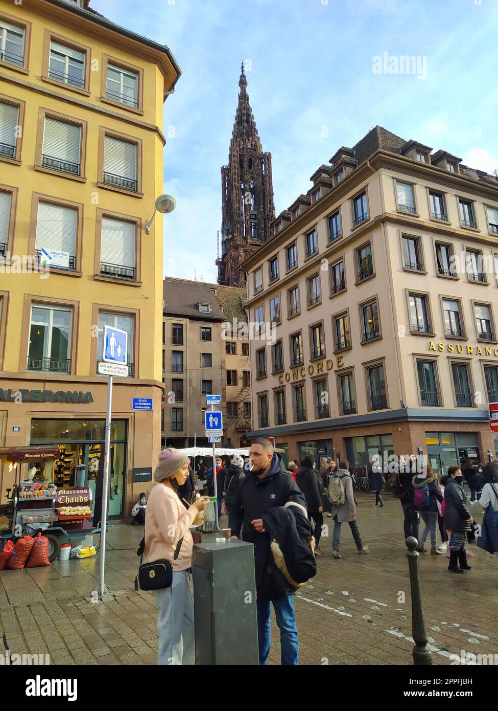 Place gutenberg strasbourg hi-res stock photography and images - Alamy