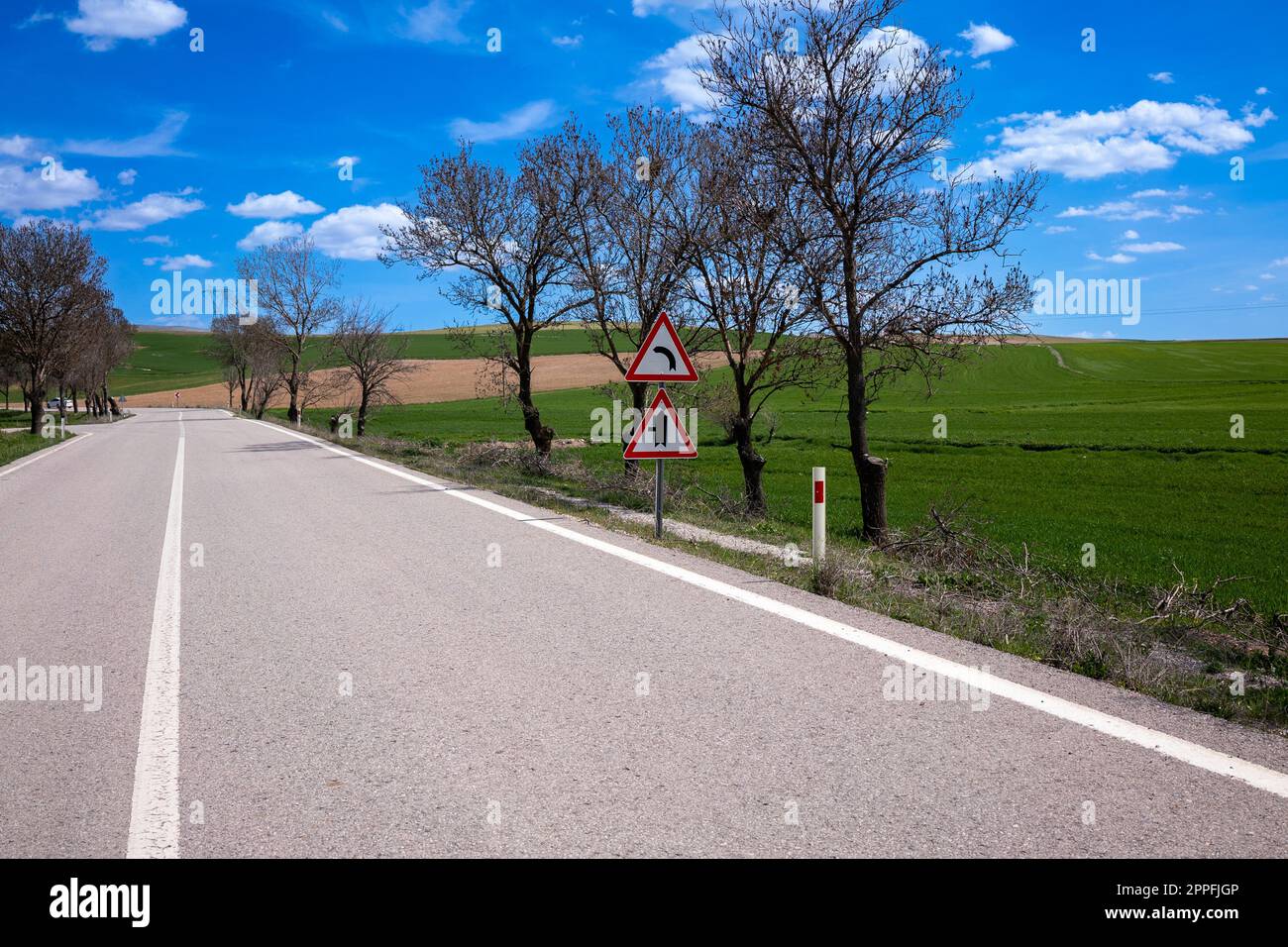 Traffic signs symbols on road hi-res stock photography and images - Alamy