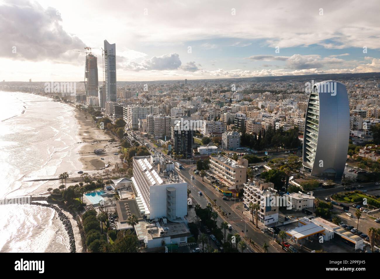 Resort sunset aerial hi-res stock photography and images - Alamy
