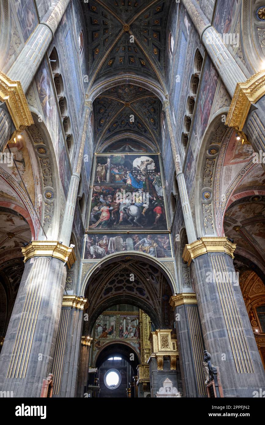 Interior of Cathedral of Cremona, Lombardy, Italy Stock Photo - Alamy