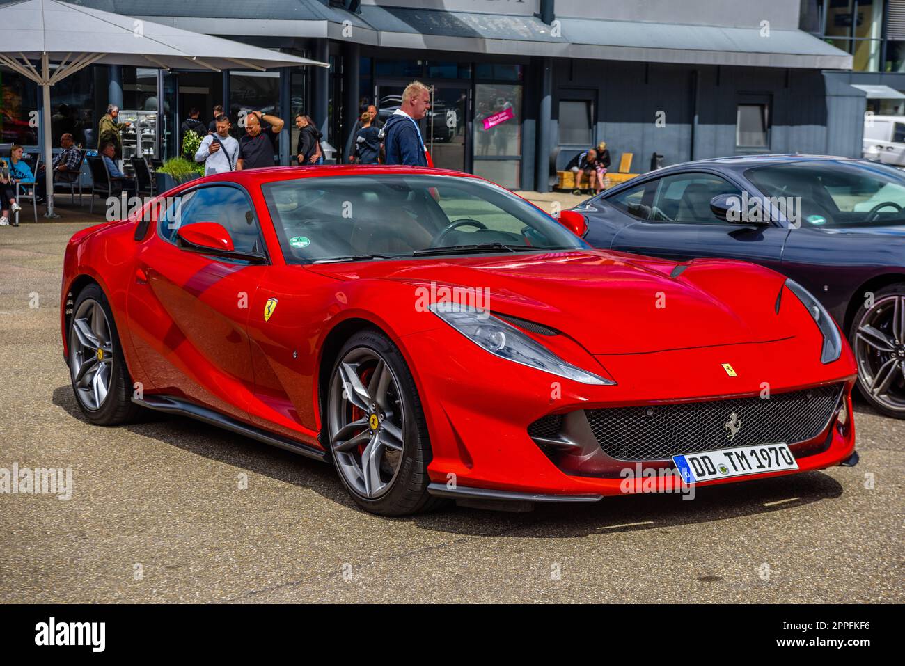 SINSHEIM, GERMANY - MAI 2022: Ferrari 812 Superfast Type F152M Stock ...