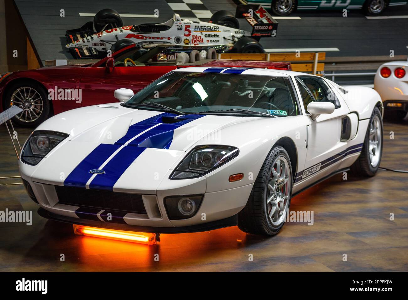 SINSHEIM, GERMANY - MAI 2022: white Ford GT racing car 2005 Stock Photo ...