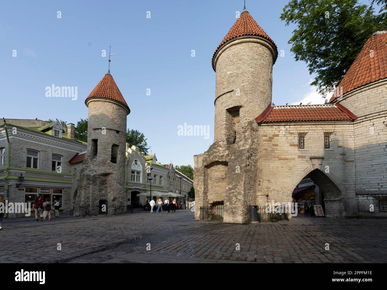 Viru Gate in Tallinn, Estonia Stock Photo - Alamy