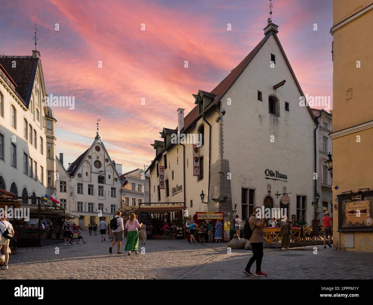 A street in the center of Tallinn, Estonia Stock Photo - Alamy