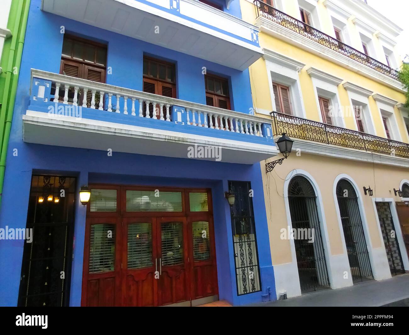 The colorful building in San Juan, Puerto Rico Stock Photo - Alamy