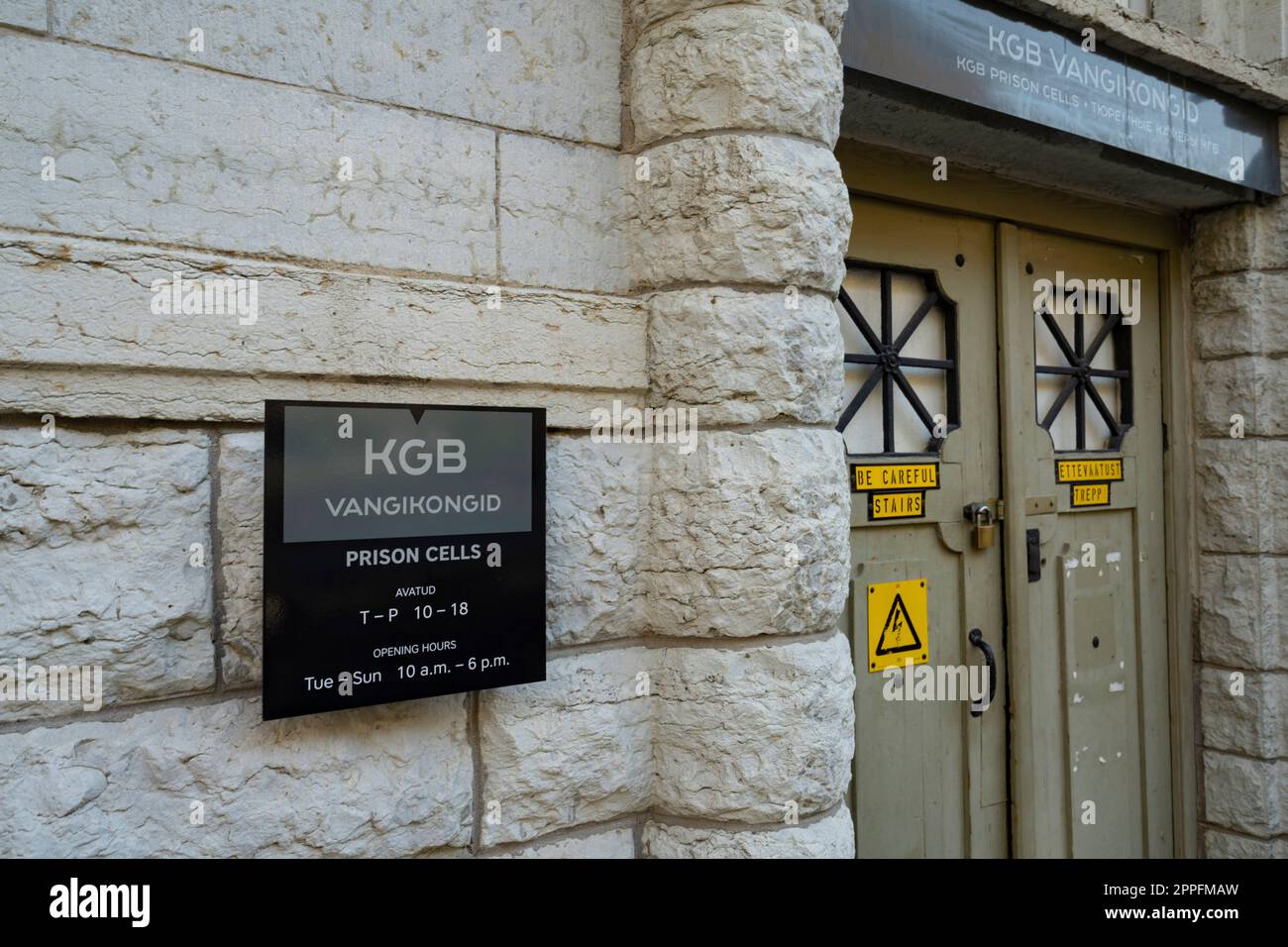 KGB Prison cells museum in Tallinn, Estonia Stock Photo - Alamy