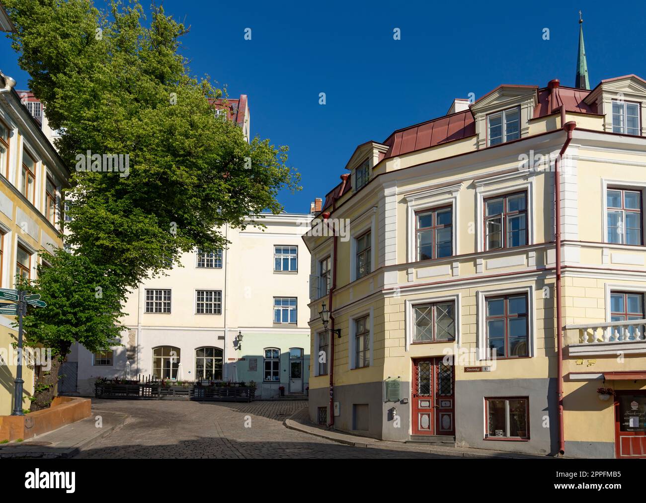 Historic center of Tallinn, Estonia Stock Photo - Alamy
