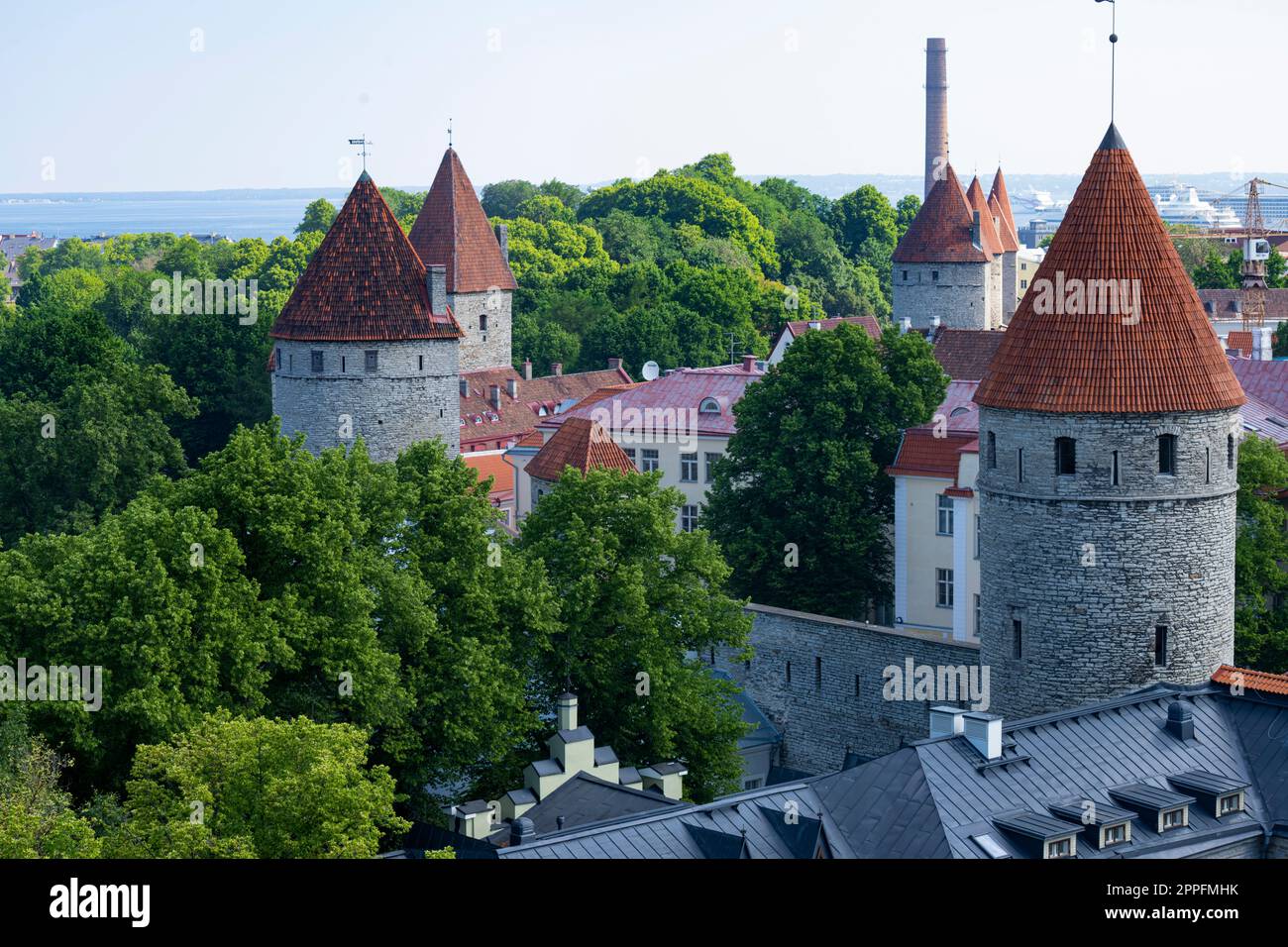Tallinn panoramic view old hi-res stock photography and images - Alamy
