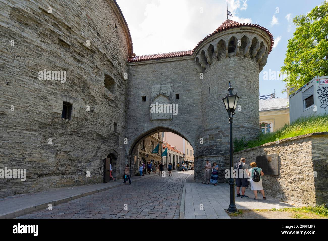 Great Coastal Gate in Tallinn, Estonia Stock Photo - Alamy