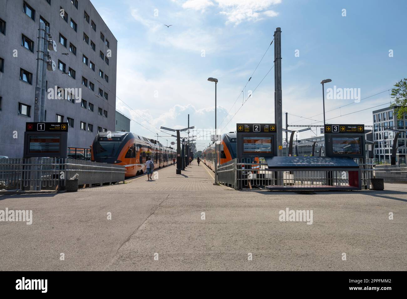 Tallinn railway station Stock Photo - Alamy