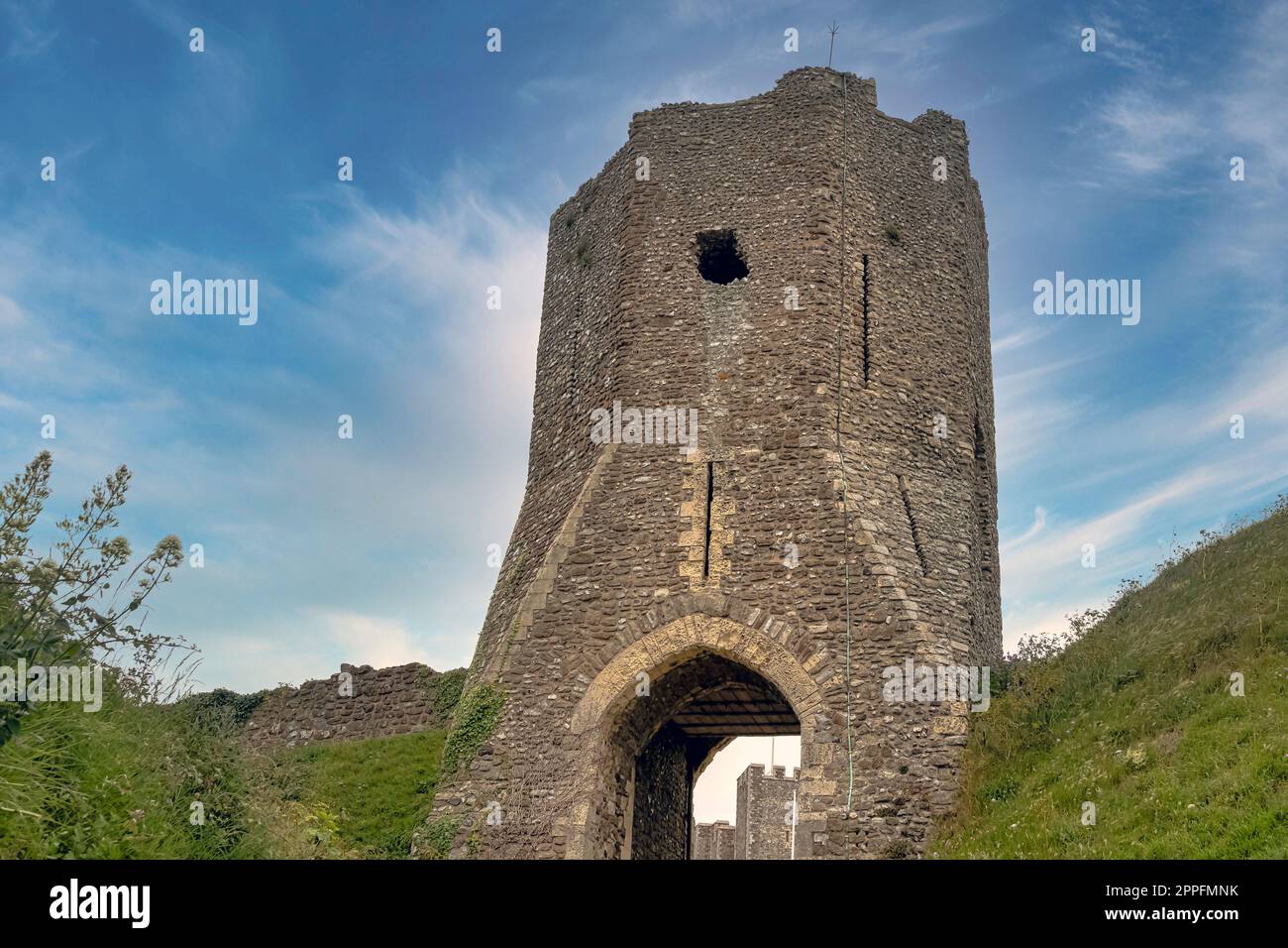 Dover Castle - Colton's Gate in Dover, Kent, United Kingdom Stock Photo ...