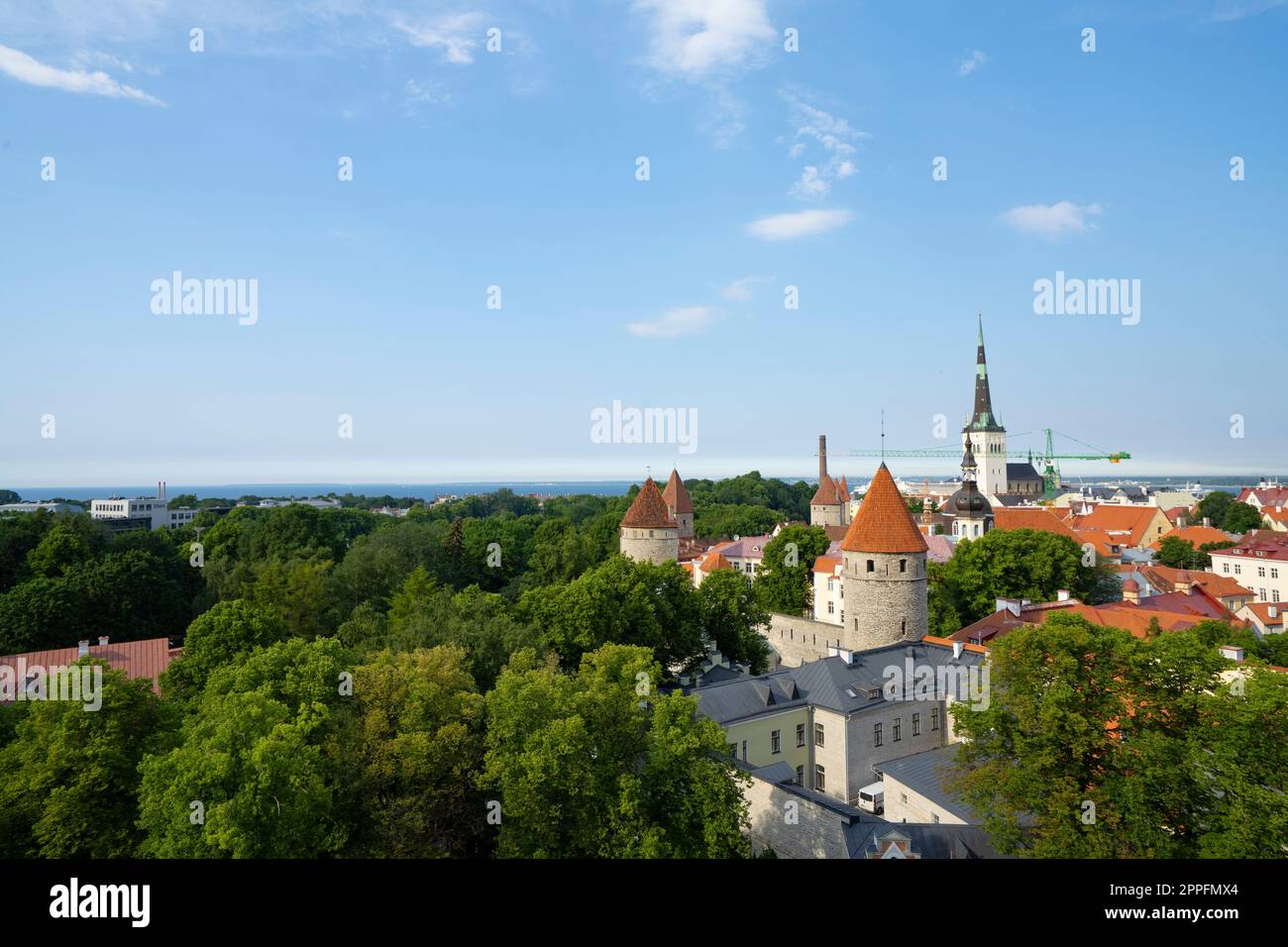 Tallinn estonia panorama church hi-res stock photography and images - Alamy