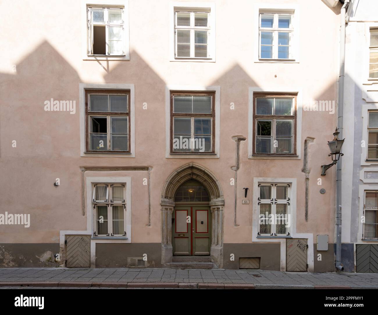 typical medieval houses in Tallinn, Estonia Stock Photo - Alamy