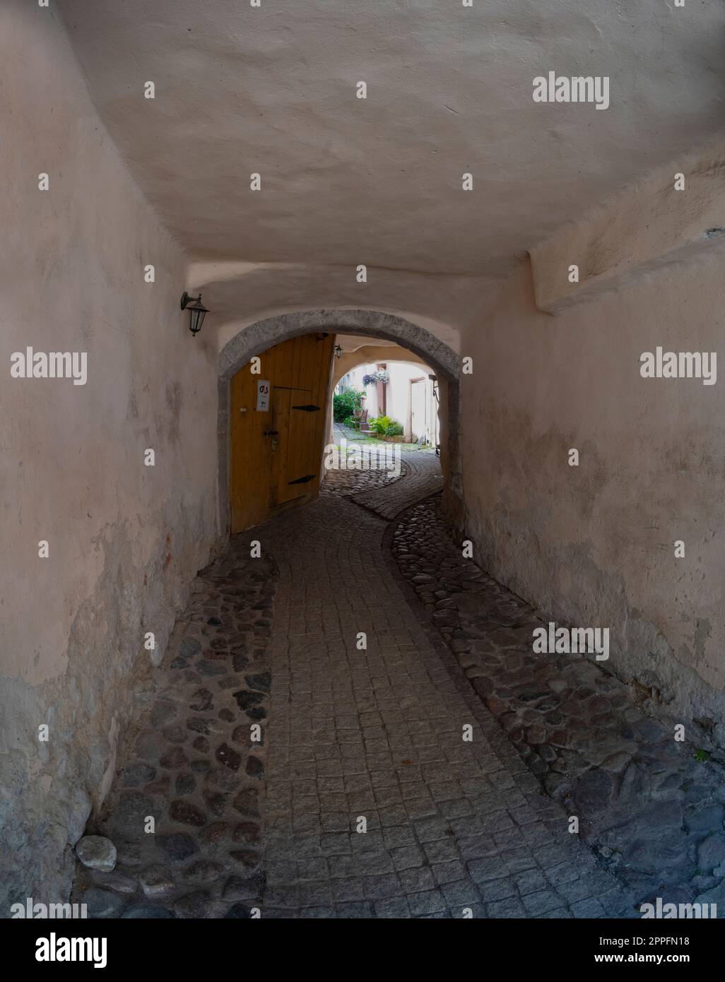 Passage between building hi-res stock photography and images - Alamy