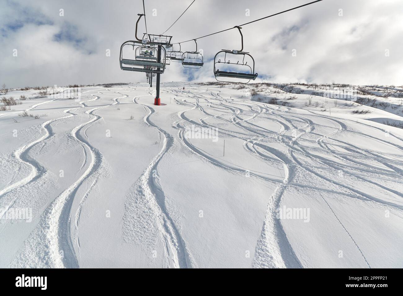 Snowboarding Ski Lift Photography