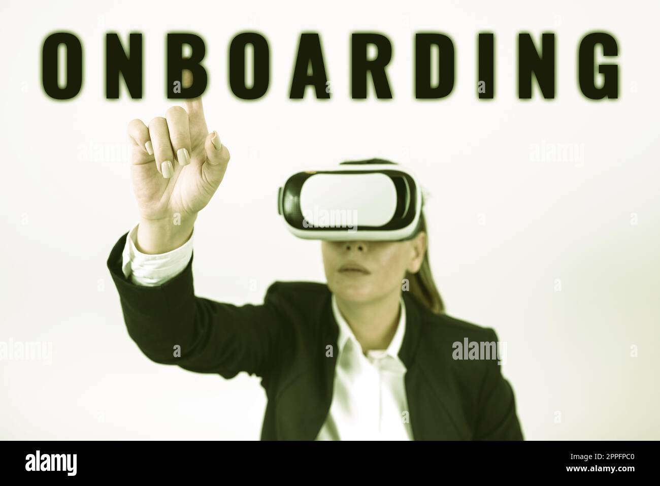 Writing displaying text Onboarding. Business idea Action Process of integrating a new employee ...