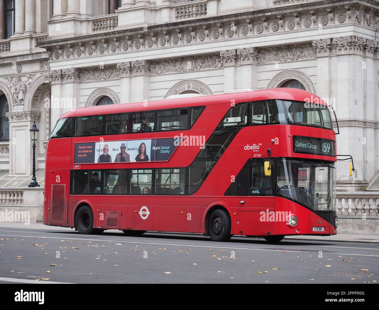 Double decker bus in London Stock Photo - Alamy