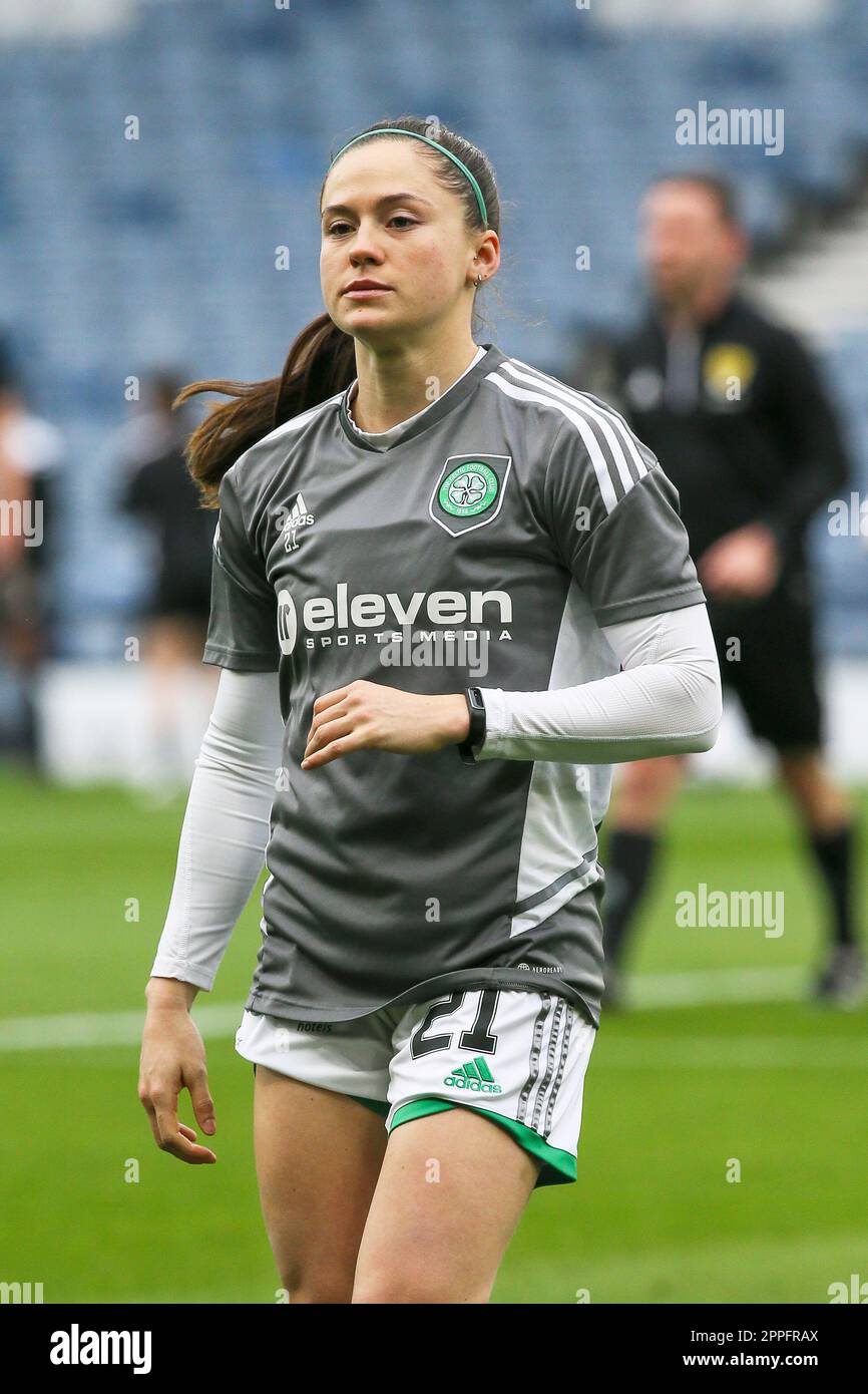 Kit Loferski, American, who plays as a forward and attacker for Celtic ...