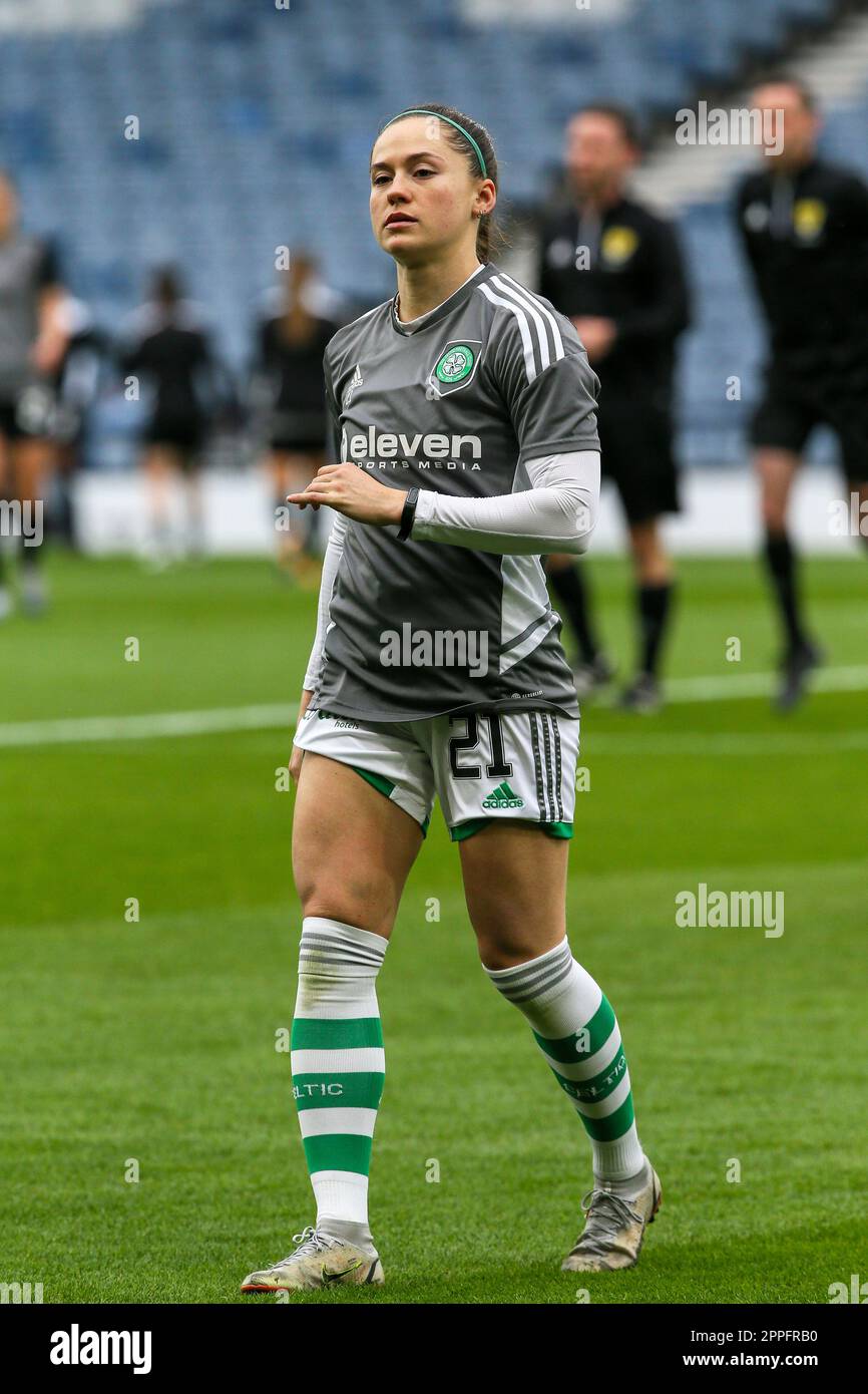 Kit Loferski, American, who plays as a forward and attacker for Celtic ...