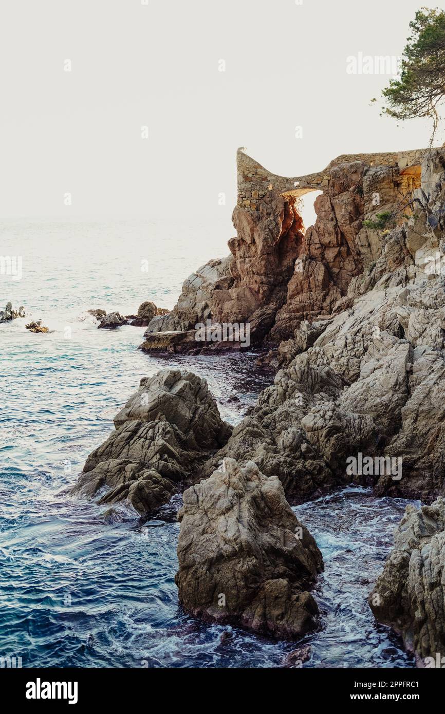 Landscape of the Mediterranean coast of southern Europe Stock Photo - Alamy