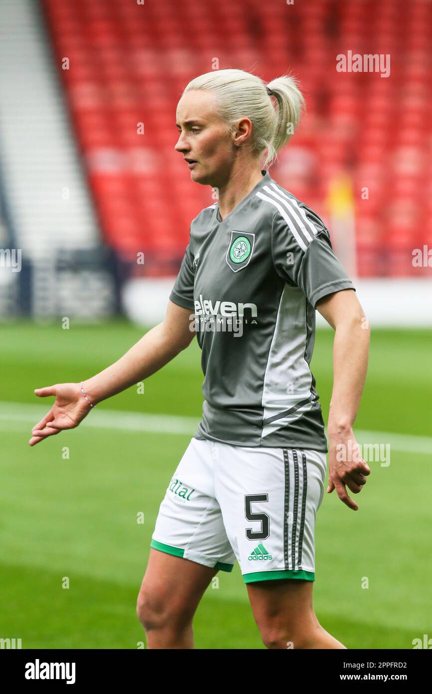 Natalie Ross, who plays as midfielder for Celtic football club. Image ...