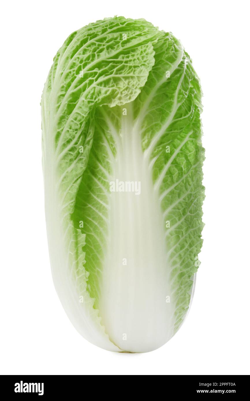 Fresh tasty Chinese cabbage isolated on white Stock Photo - Alamy