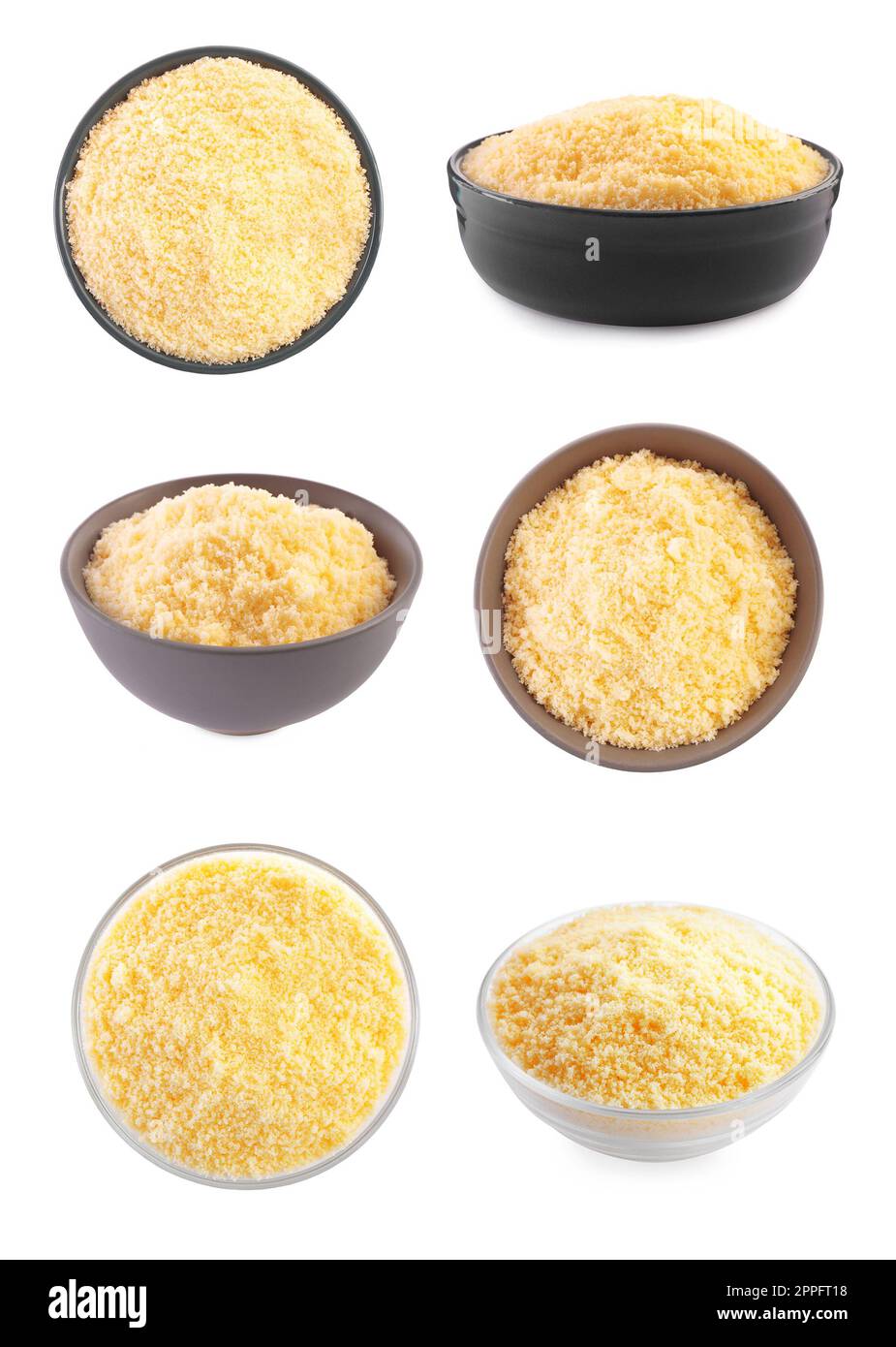 Set with delicious parmesan cheese on white background Stock Photo - Alamy