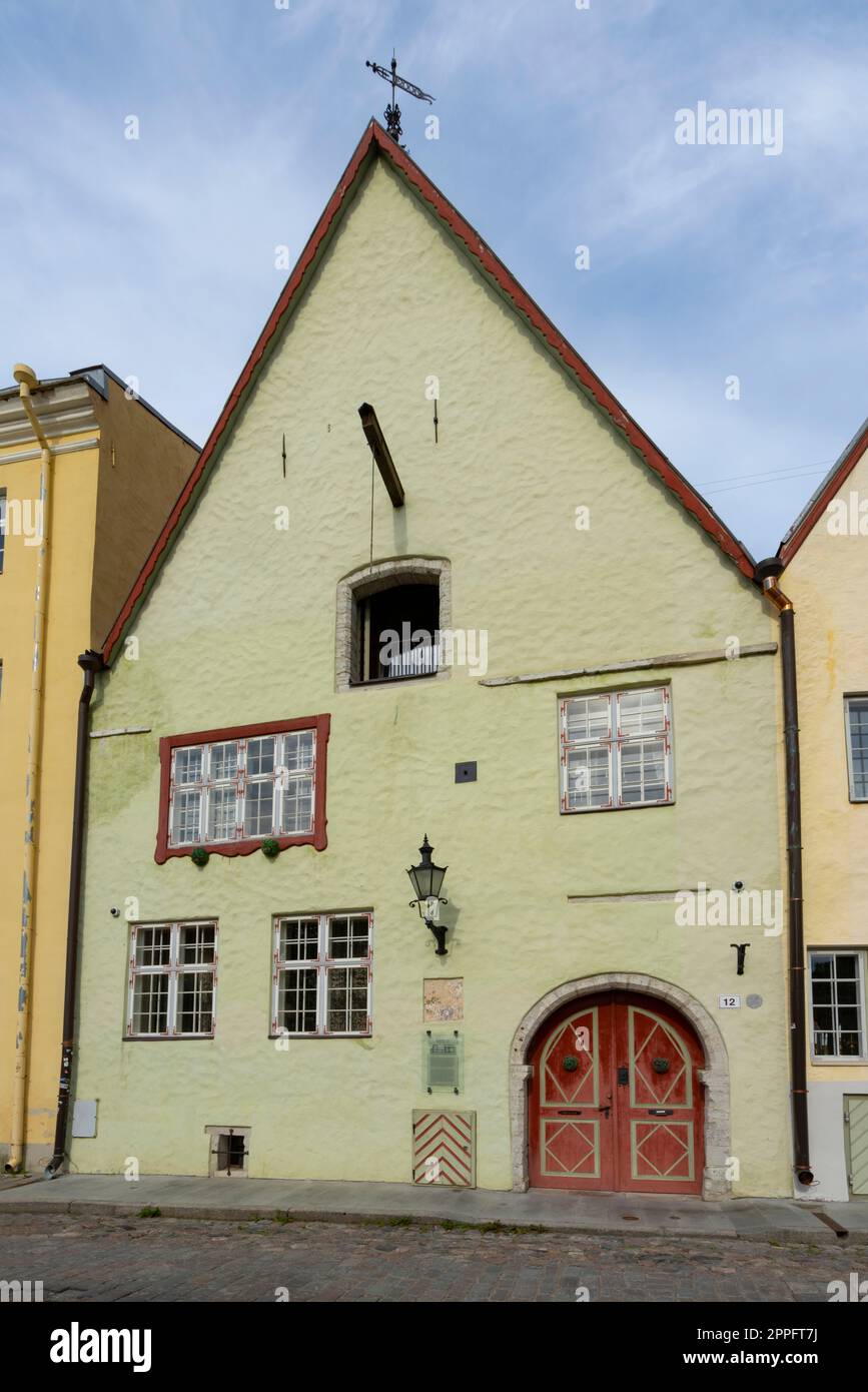 typical medieval houses in Tallinn, Estonia Stock Photo - Alamy