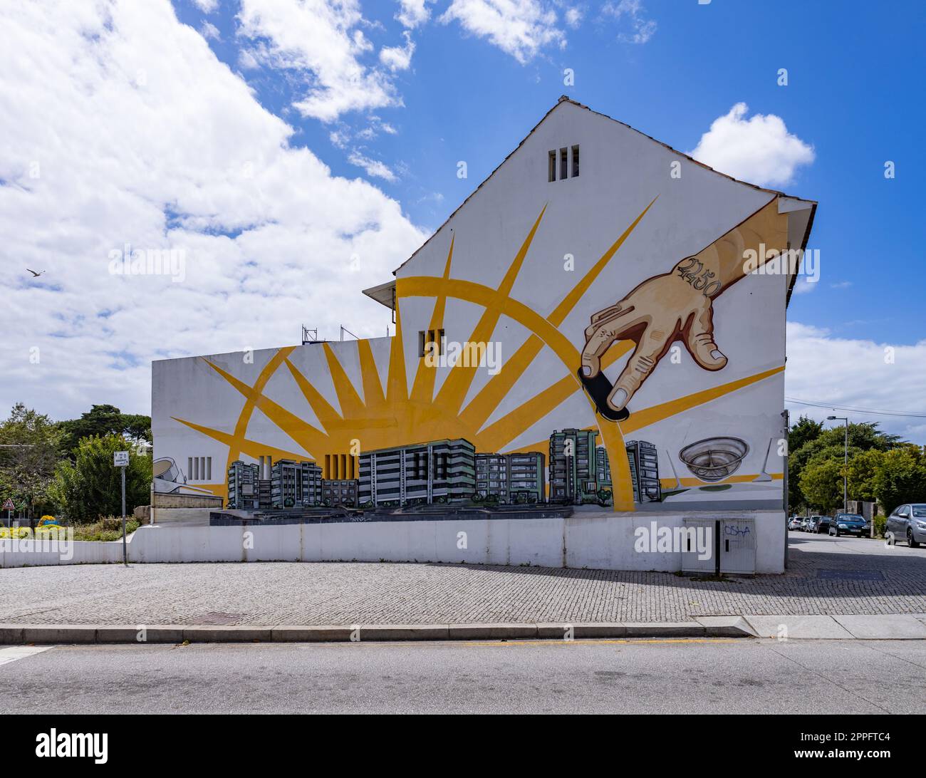 Mural of sun hi-res stock photography and images - Alamy