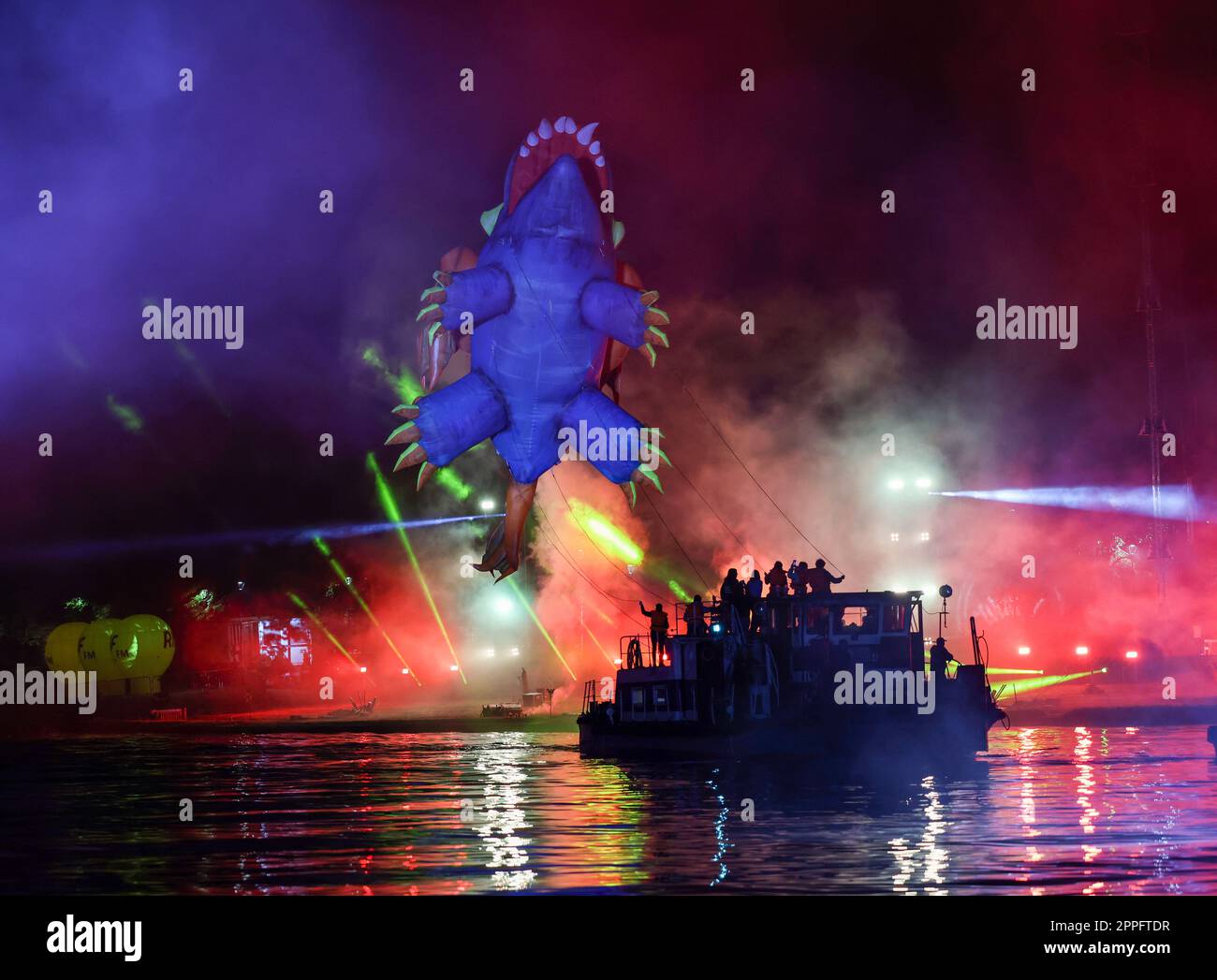 Great Dragon Parade in Cracow Stock Photo - Alamy
