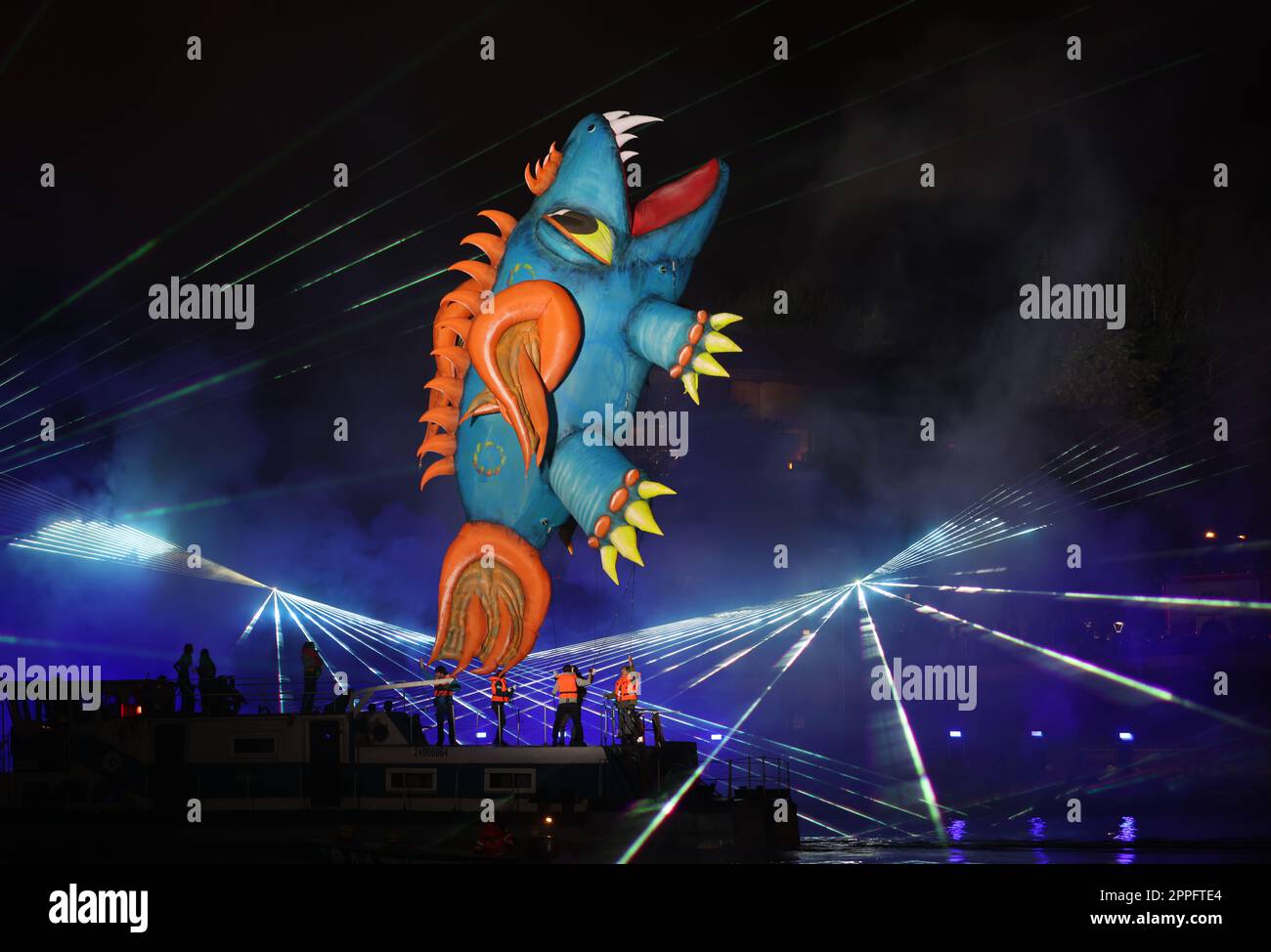 Great Dragon Parade in Cracow Stock Photo - Alamy