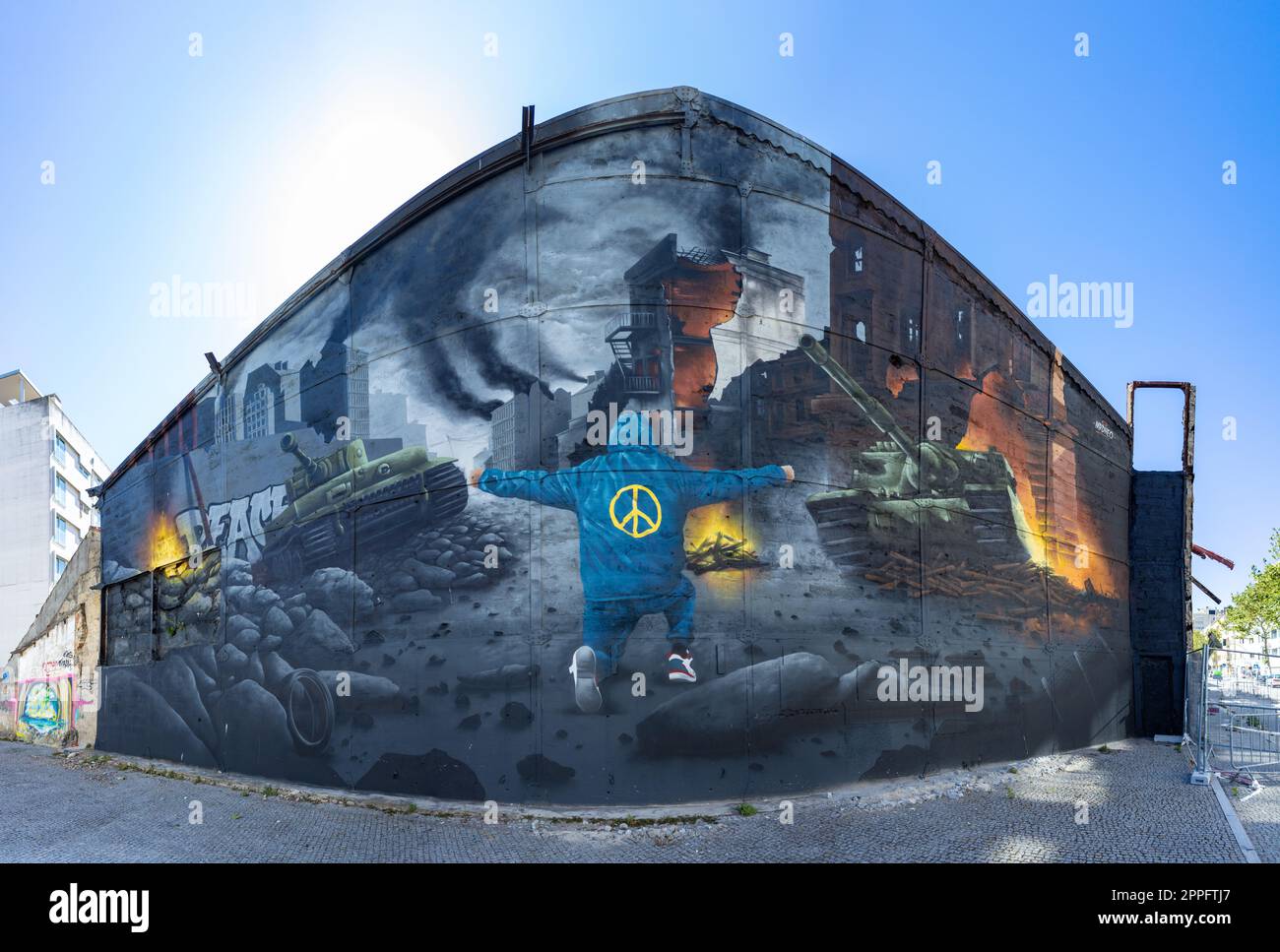 Mr. Dheo Mural - Freedom Fighter Stock Photo - Alamy