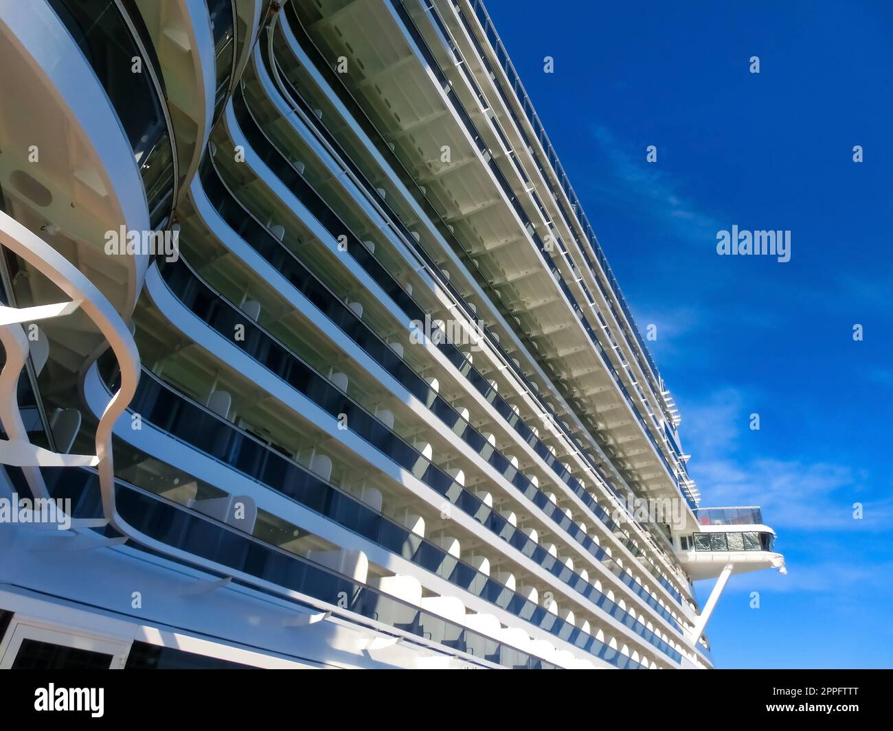 Abstract big cruise ship - outdoor Stock Photo - Alamy