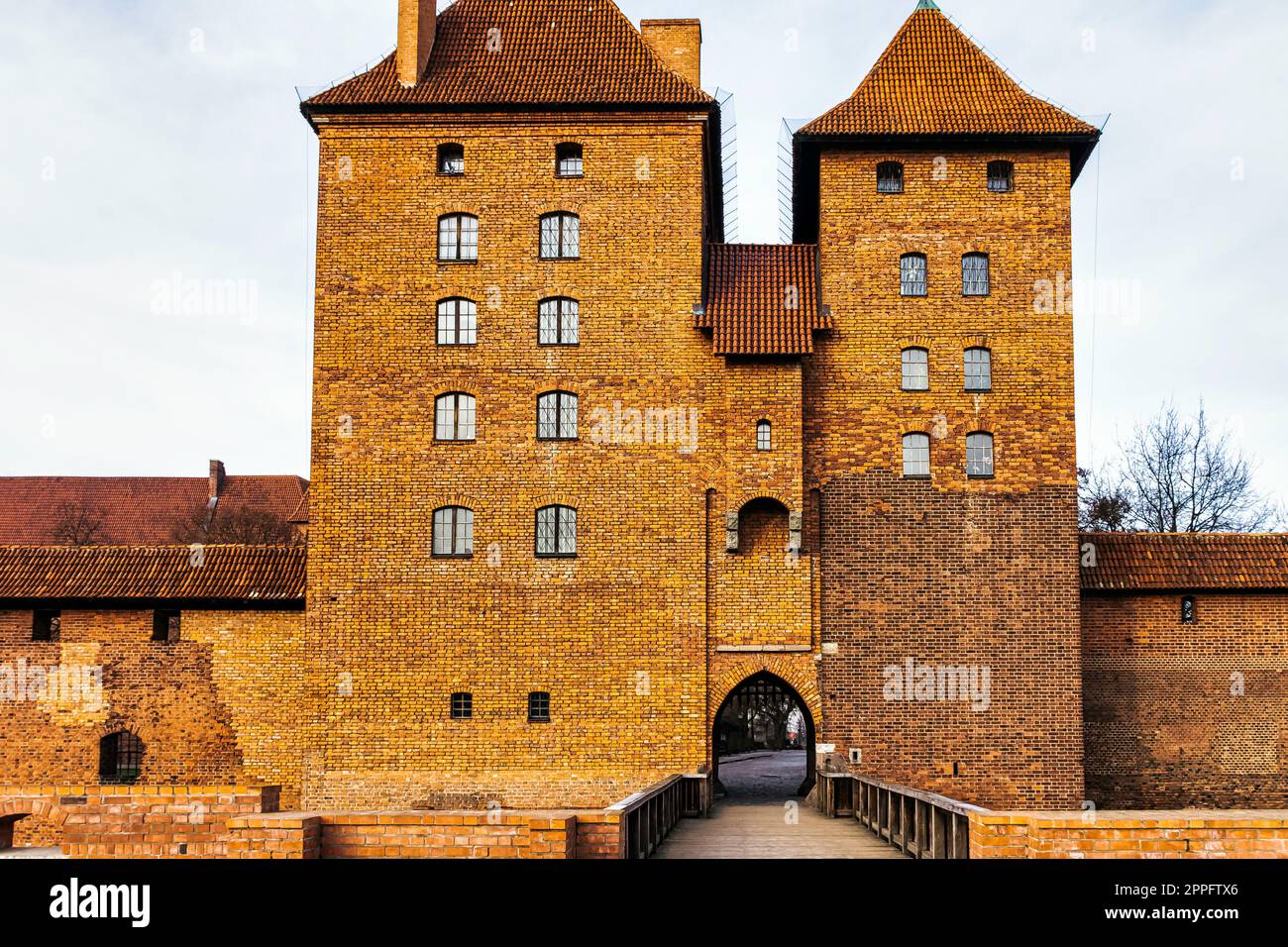 Castle of the Teutonic Order in Malbork - the largest castle in the ...