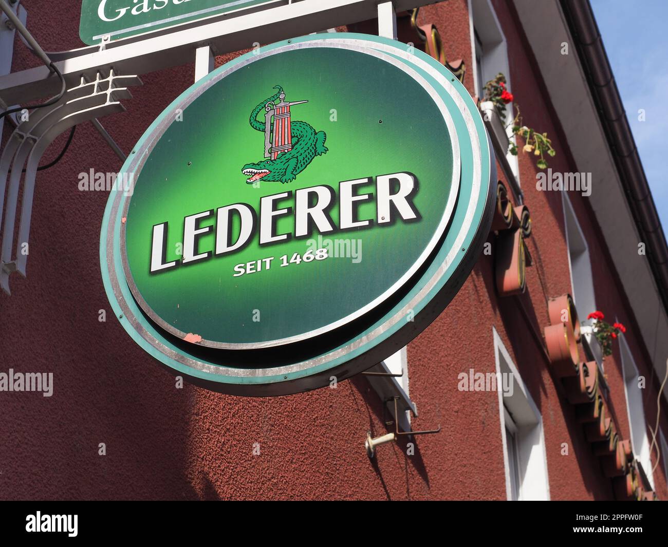 German beer sign hi-res stock photography and images - Alamy