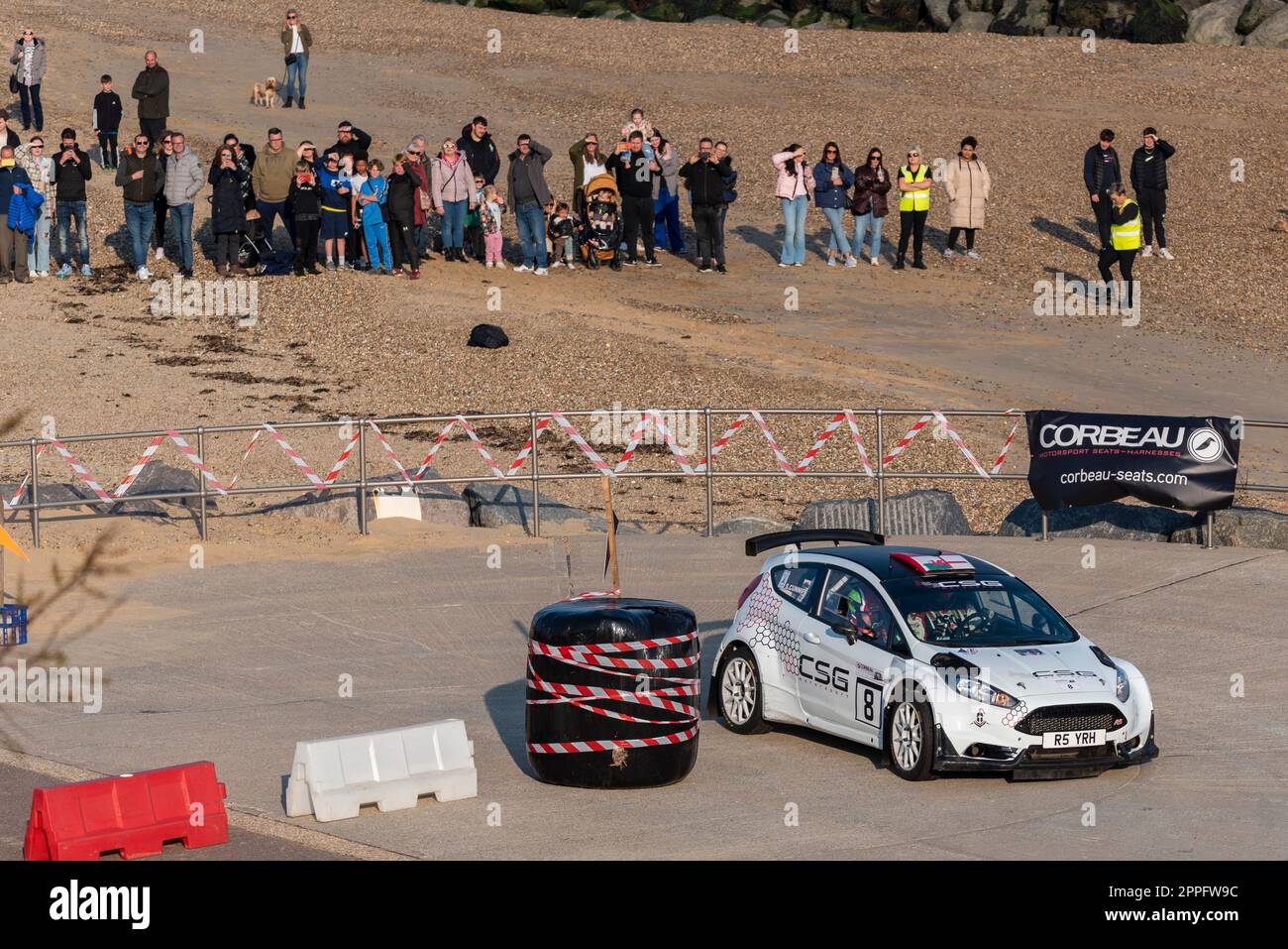 Corbeau Seats Rally Stage 1 on Clacton seafront organised by the ...