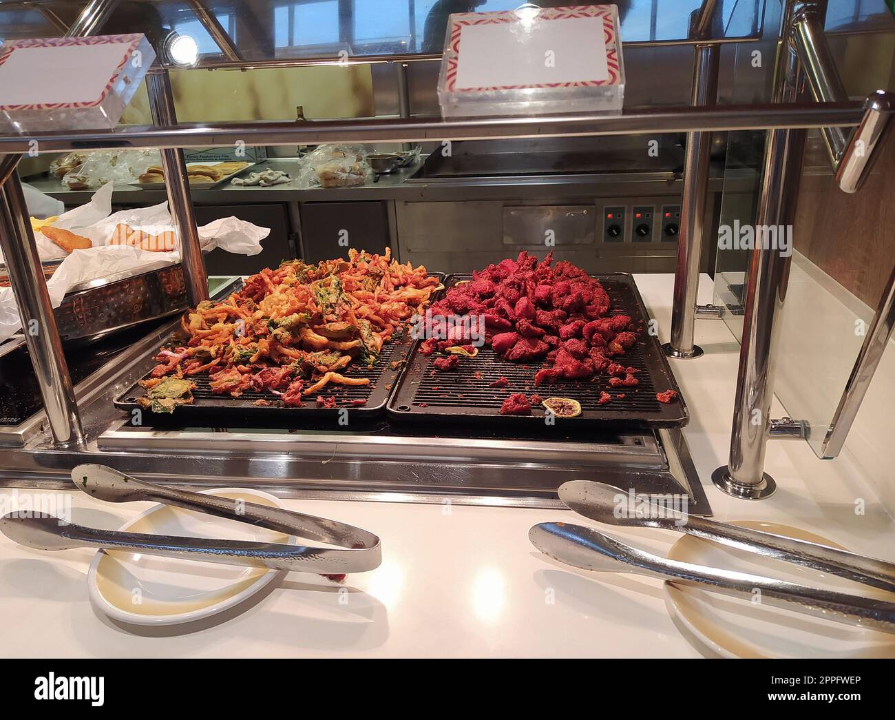Dining Room Buffet aboard the luxury abstract cruise ship Stock Photo ...