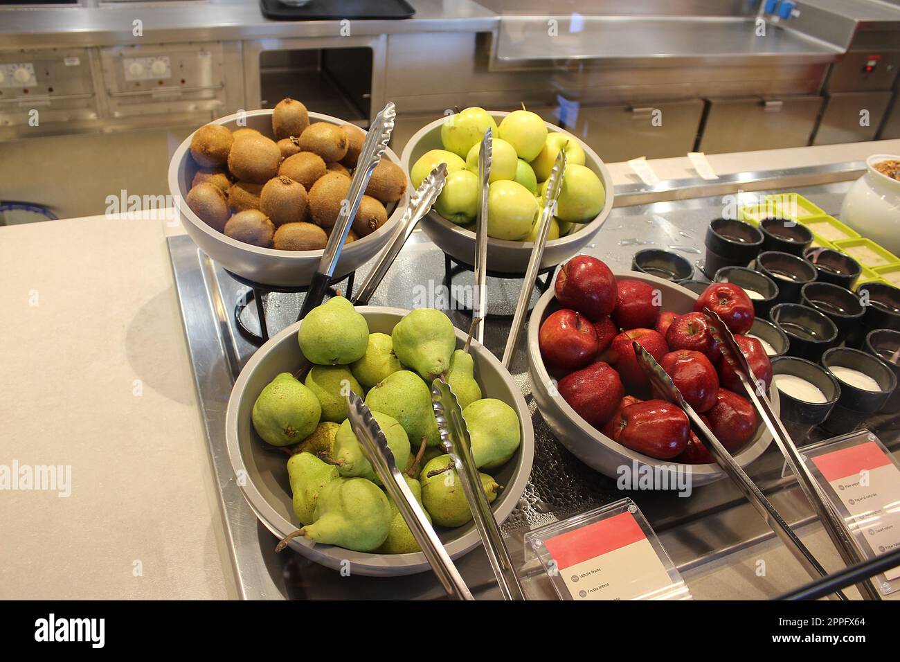 Dining Room Buffet aboard the luxury abstract cruise ship Stock Photo ...
