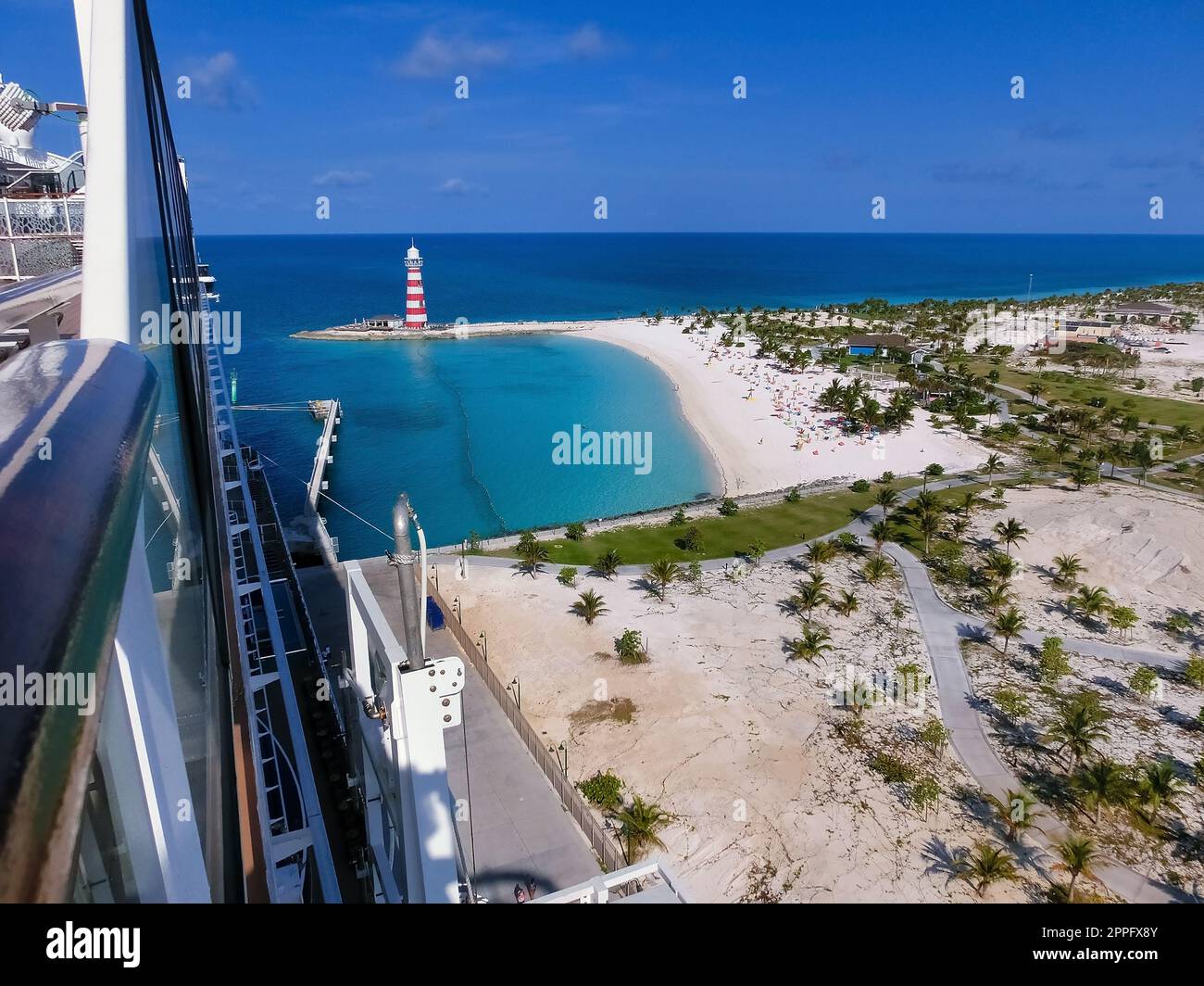 Aerial view of paradise island houses hi-res stock photography and ...
