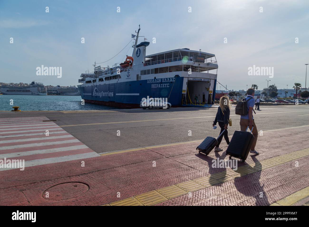 Ferry boats cruise ship Stock Photo - Alamy